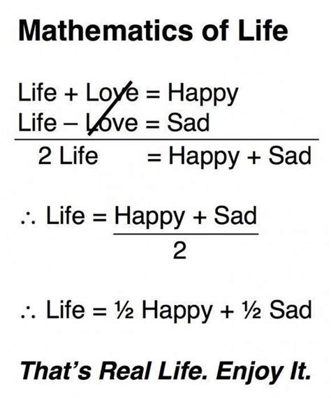 Mathematics Quotes About Love