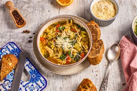 Slow Cooker Lemony Chicken Orzo Soup Wellnesssleuth