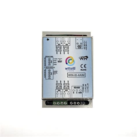 Buy Wittelb Win Io 4aim 4 Port Analog Input Signal To Modbus Rs485 Converter12 Bit