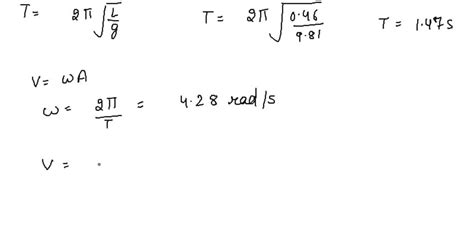 Solved A Simple Pendulum Is Made Of A Small Bob Of Mass M Attached To The End Of An