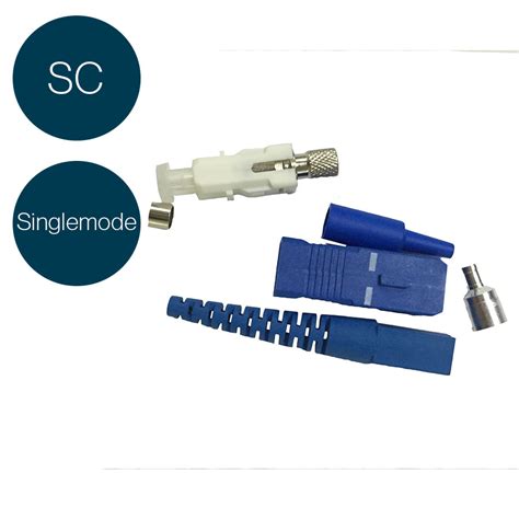 Ultima Fibre Connector Simplex Sm Sc Ceramic 3mm And 900 Microns Epoxy Blue