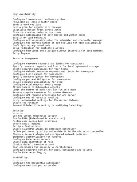 Kubernetes Best Practices Pdf Computer Data Software Development
