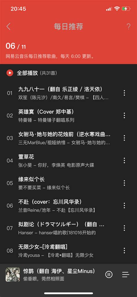 Flutter Netease Music Flutter Music Player Applic Codekk Dartopen Source Website