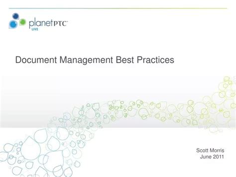 Ppt Document Management Best Practices Powerpoint Presentation Free
