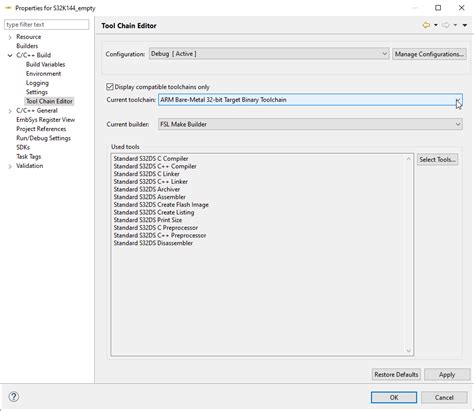 Solved S32ds Project Build Error Nxp Community