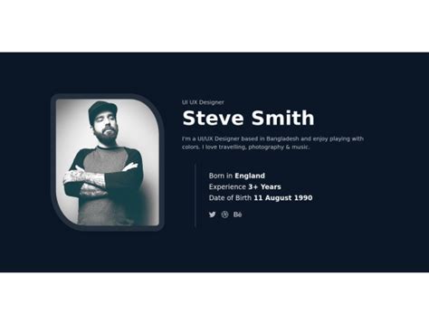 Personal Header Easyfrontend