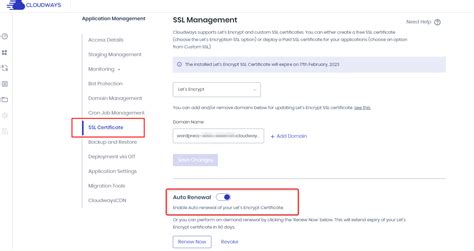 How To Fix Lets Encrypt Ssl Not Renewing Automatically On Cloudways