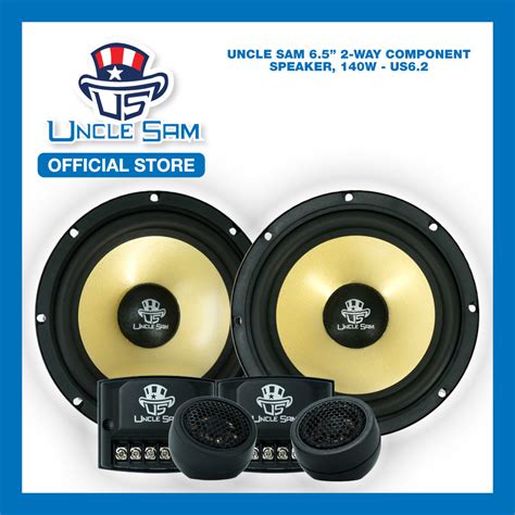Uncle Sam 6 Inch Component Speakers Auto2u