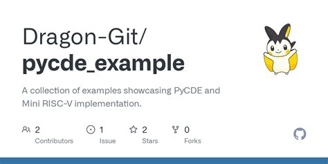 Github Dragon Git Pycde Example A Collection Of Examples Showcasing Pycde And Mini Risc V