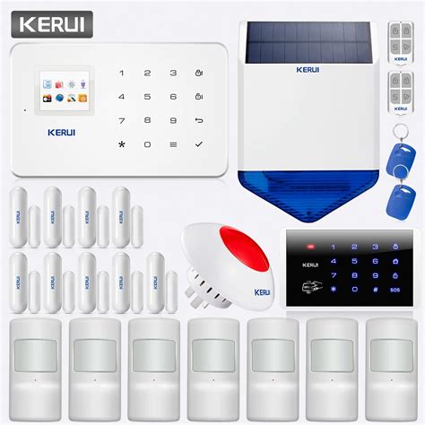 KERUI G18 Wireless GSM Home Security Burglar Alarm System APP Remote ...