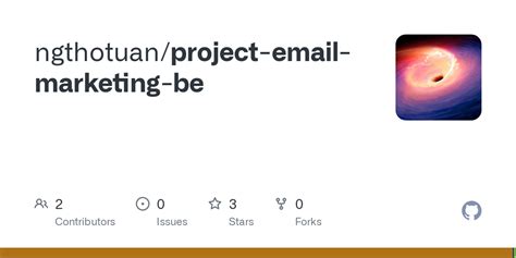GitHub Ngthotuan Project Email Marketing Be