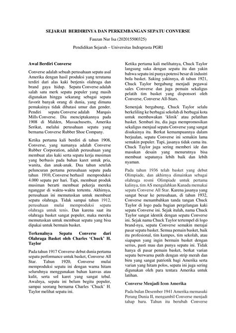 Solution Sejarah Berdirinya Dan Perkembangan Sepa Studypool