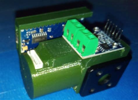 Mécanique Et Structure Du Servomoteur à Rotation Continue I²c Servomoteur Intelligent Homemade