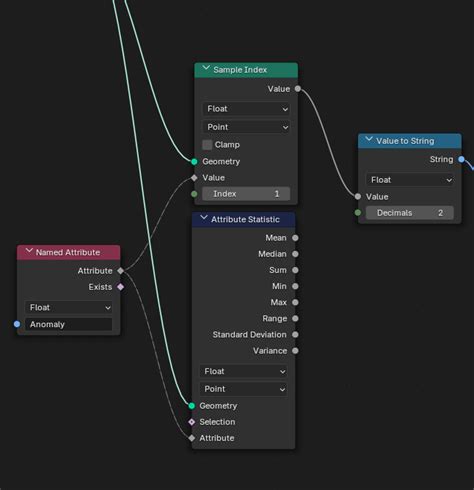 Geometry Nodes Convert Named Attribute Float To String Blender