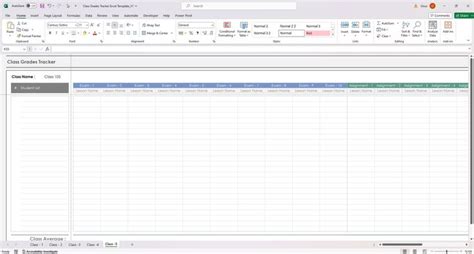 Klassennoten Tracker Excel Vorlage Schülerleistung Tracker Excel