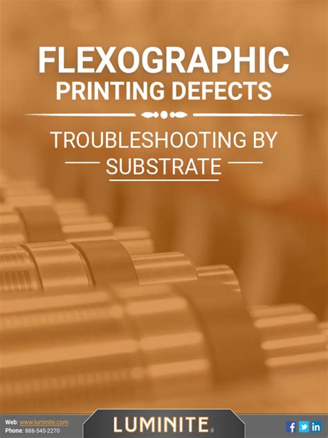 Flexographic Printing Defects Troubleshooting By Substrate Pdf Chemistry Materials