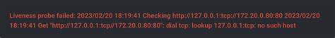 Problem Error Healthcheck On K8s · Issue 2805 · Louislamuptime Kuma