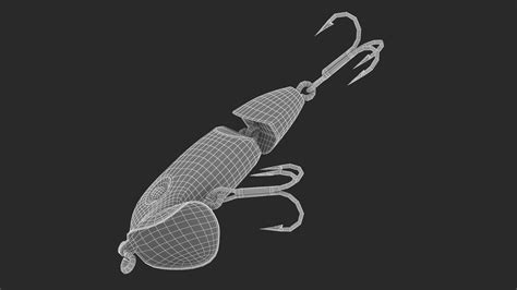 Arbogast Jointed Jitterbug Clicker 3d Model By Frezzy