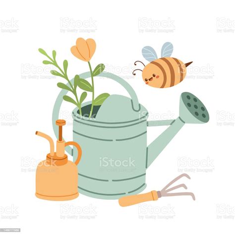 봄 분위기 인사말 카드 템플릿입니다 봄 시즌 초대를 환영합니다 나뭇잎 물을 줄 수있는 미니멀리스트 엽서 3월에 대한 스톡 벡터 아트 및 기타 이미지 Istock