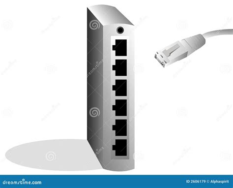 Ethernet Connection Vector Stock Vector Illustration Of Ethernet Data 2606179