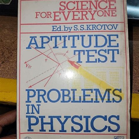 Aptitude Test Problems In Physics By Ss Krotov Bd