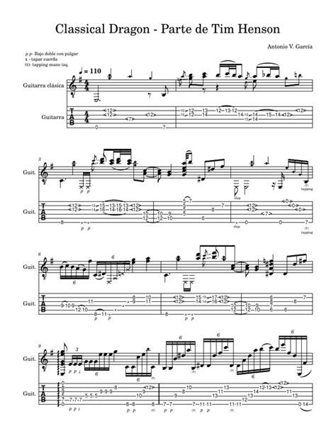 Classical Dragon Tabs Y Partitura Pdf