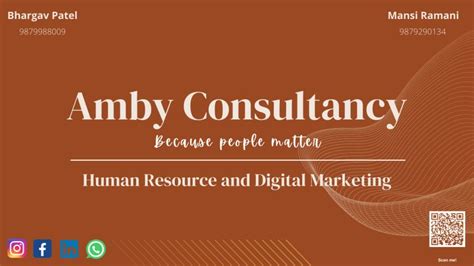 Mansi Ramani On Linkedin Ambyconsultancy