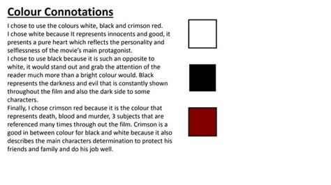 Colour Connotations Ppt