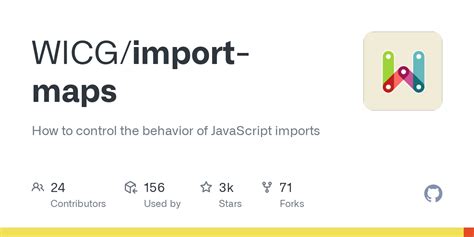 Github Wicgimport Maps How To Control The Behavior Of Javascript Imports