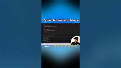 Python Full Course In Telugu 👩‍💻pythoncourse Coding Youtube