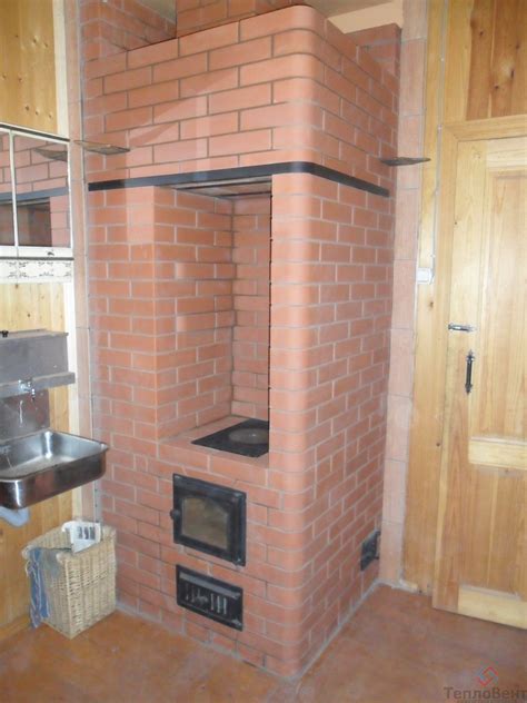 Строим и устанавливаем уникальную печь из кирпича на кухню в частном ...