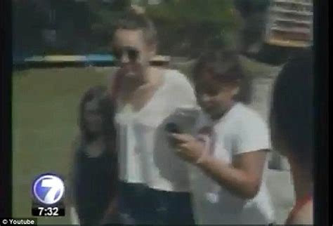 Miley Cyrus Spices Up Her Chores With An Impromptu Sexy Photo Shoot Daily Mail Online