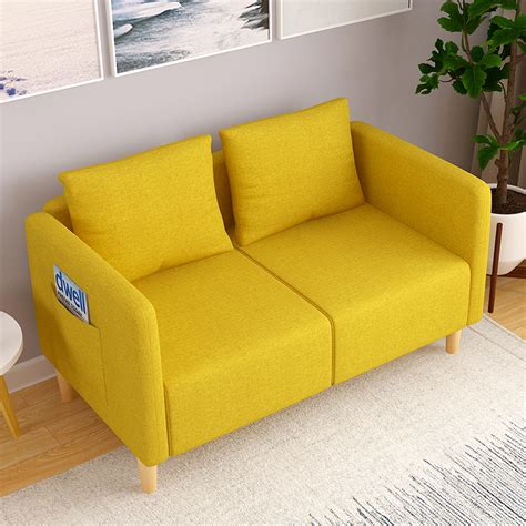 二人布艺小沙发 简易小沙发 大山谷图库