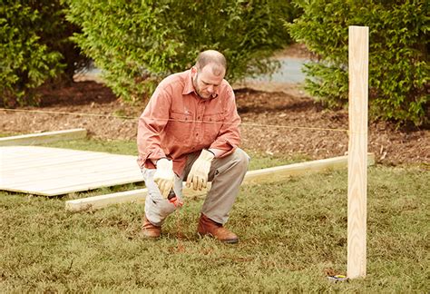 How To Build A Fence At The Home Depot