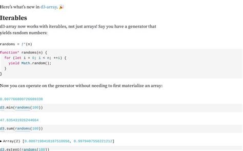 D3 Array 2 0 D3 Observable