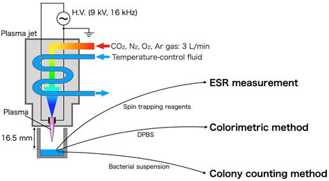Influence Of Controlling Plasma Gas Species And Temperature On Reactive Species And Bactericidal