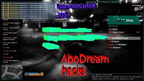 Nk S Lua Executor Fivem Hack Script Dumper YouTube