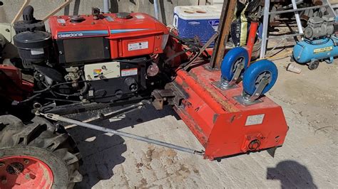 경운기개조 제초기 만드는중입니다 Youtube