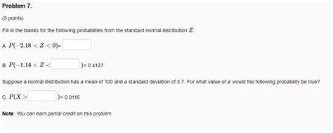 solved problem 7 5 points fill in the blanks for the