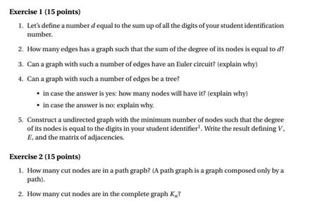Solved Exercise Points Let S Define A Number D Chegg Com