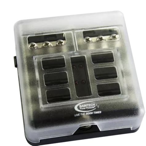 BAINTECH BTFUSEBLOCK Fuse Block Way Terminal Blade Fuse Block With Red Led Fuse Indicator