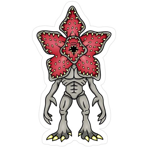 Stranger Things Demogorgon Sticker For Sale By Jamus321 Stranger