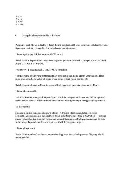 Manajemen File Permission Docx