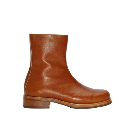 아워레가시 카미온 부츠 꼬냑 브라운 레더 Our Legacy Kream