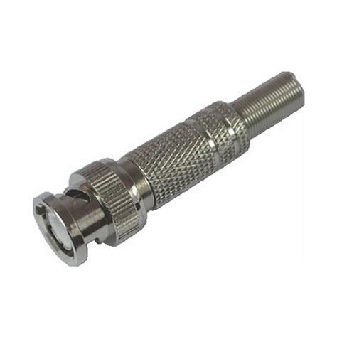 Conector Bnc Macho Mola Parafuso 4 Mm Com 10 Peças Martins Atacado