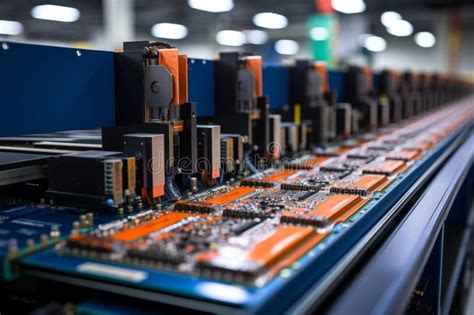 Printed Circuit Board Workshop With Modern Automated Chip Mounter For
