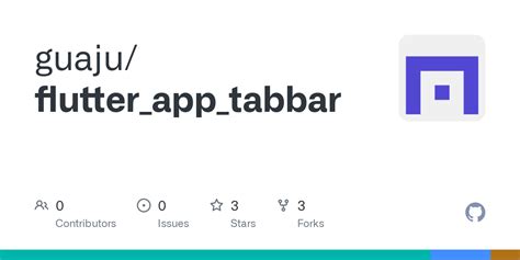 GitHub Guaju Flutter App Tabbar