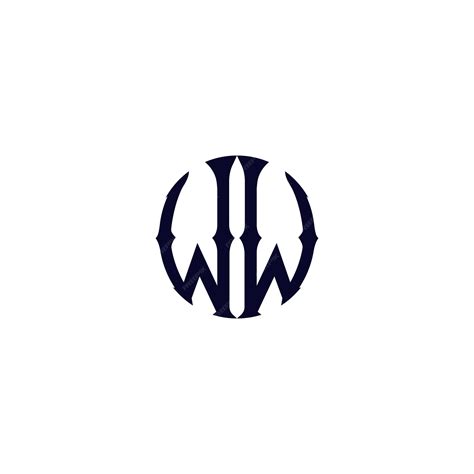Ww Logo Premium Vector