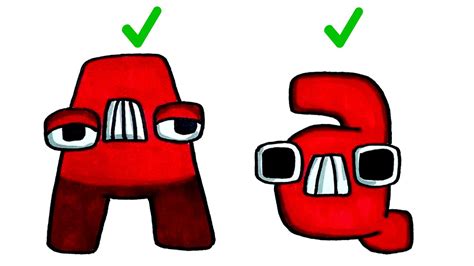 How To Draw A Alphabet Lore Big And Small Youtube